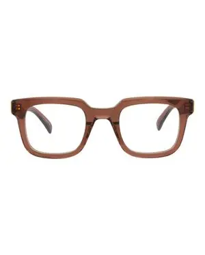 Dunhill Square Frame Acetate Optical Frames - Brown Brown Transparent (du0032o/30012366/004)