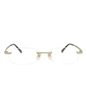Dunhill Square Frame Titanium Optical Frames - Gold Gold Transparent (du0017oj/30009718/002)