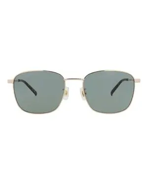 Dunhill Square Frame Sunglasses - Gold Gold Green (du0065s/30014061/003)