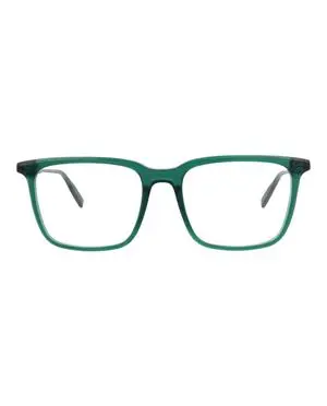 Montblanc Acetate Optical Square Frames Green Green Transparent (mb0011o/30006759/020)