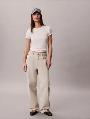 Calvin Klein Mid Rise Jeans For Women