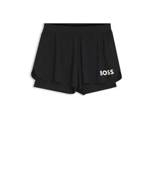BOSS Stretch-jersey Shorts With Logo