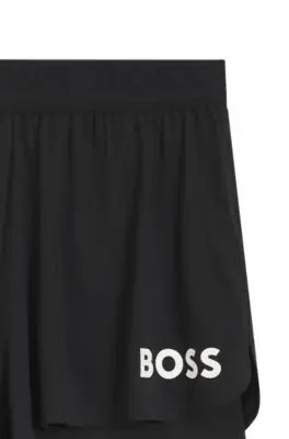 BOSS Stretch-jersey Shorts With Logo