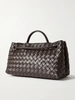 Bottega Veneta East/west Andiamo Small Intrecciato Leather Tote
