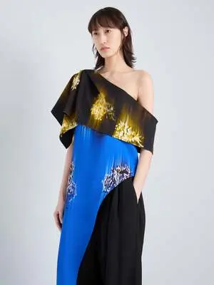 Proenza Schouler Haya Top - Cerulean Multi