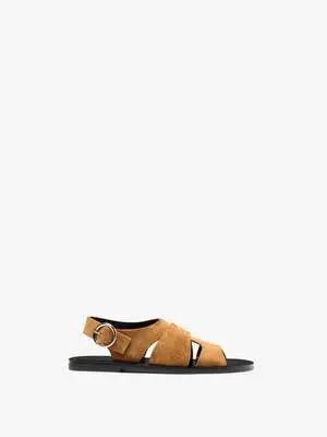 Proenza Schouler Capri Fisherman Sandals - Mushroom