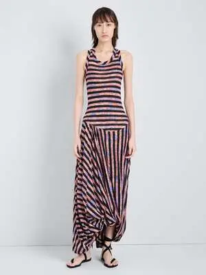 Proenza Schouler Printed Tissue Jersey Nour Dress