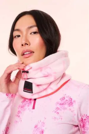 LoveShackFancy Bogner Fire+ice X Arian Neck Gaiter Hot Pink Baby