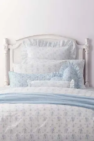 LoveShackFancy Pointelle Throw Blanket - Rosewater
