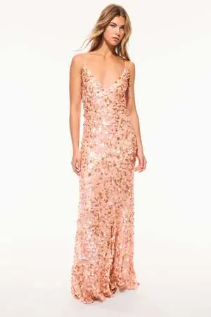 LoveShackFancy Emmalisa Sequin Gown