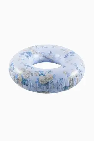 LoveShackFancy Heirloom Print Pool Float - Whisper Blue