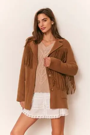 Loveshackfancy Collared Coats For Women