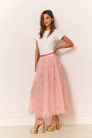 LoveShackFancy Wicked X Wilona Tulle Skirt