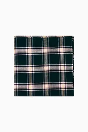 LoveShackFancy Tobin Tartan Pocket Square - Mistletoe Kiss