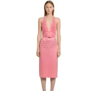 Gucci Silk Satin Midi Dress
