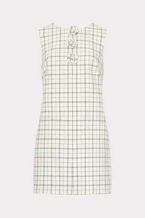 MILLY Saylor Plaid Mini Dress