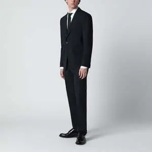 Dsquared2 Navy Single-breasted Suit In Wool Blend - Blue