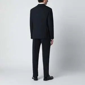 Dsquared2 Navy Single-breasted Suit In Wool Blend - Blue