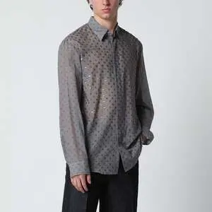 Dries Van Noten Sequin Shirt - Grey