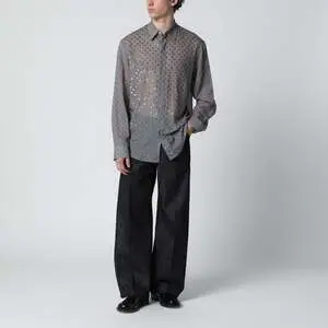 Dries Van Noten Sequin Shirt - Grey