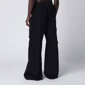 Rick Owens Double Cargo Jumbo Bela Trousers - Black