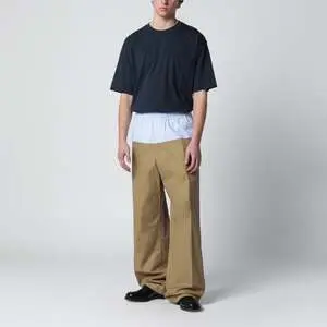 Dries Van Noten Navy Cotton T-shirt - Blue