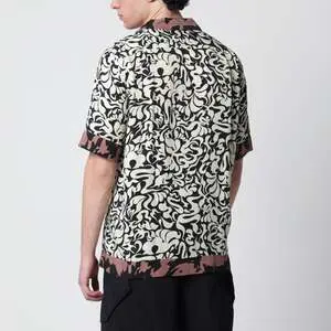 Dries Van Noten Shirt With Graphic Squiggle Print - Black