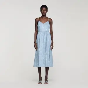Sandro Striped Maxi Dress