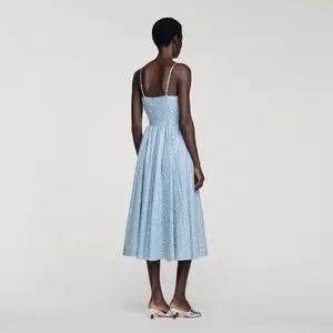 Sandro Striped Maxi Dress