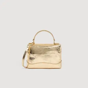 Sandro Tangolino Metallic Leather Vanity Bag