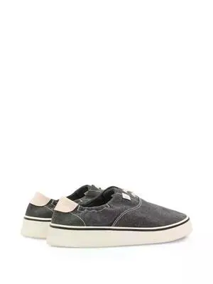 AMI Paris Tennis Washed-effect Sneakers