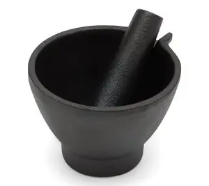 FOX RUN Cast Iron Mortar & Pestle 3.9' X 2.6 - One-color