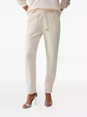 Liu Jo Elasticated Drawstring Trousers - Neutrals