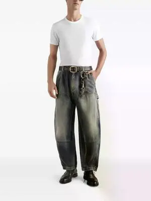 Dolce & Gabbana Panelled Jeans With Plaque