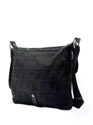 Fendi Zucca Canvas Chef Zip Crossbody Bag