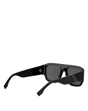 Fendi Diagonal Square Sunglasses, 54mm