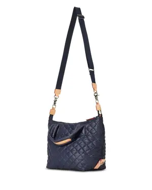 Mz Wallace Small Sutton Deluxe Handbag - Navy/silver
