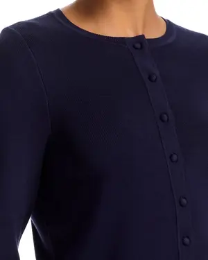 Aqua Scallop Cardigan