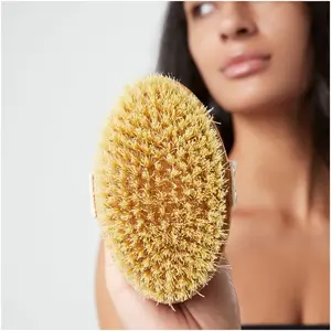 SKIN GYM Bamboo Dry Round Brush