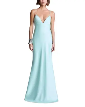 Bcbgmaxazria Faith Plunging Neck Gown