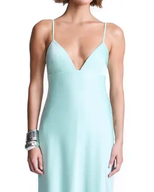 Bcbgmaxazria Faith Plunging Neck Gown