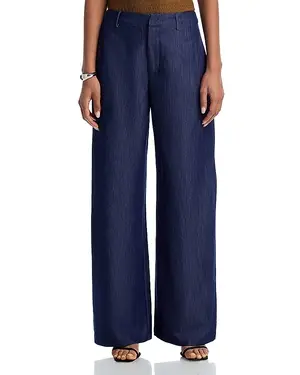 Aqua Wide Leg Denim Pants