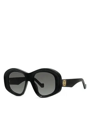 Loewe Geometric Sunglasses, 51mm - Shiny Black/smoke