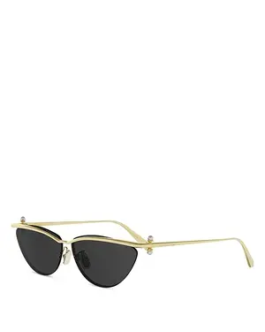 Dior Tribales Cat Eye Sunglasses - Shiny Gold Dh / Smoke