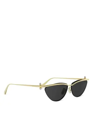Dior Tribales Cat Eye Sunglasses - Shiny Gold Dh / Smoke