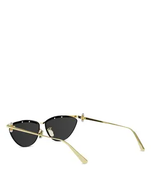 Dior Tribales Cat Eye Sunglasses - Shiny Gold Dh / Smoke