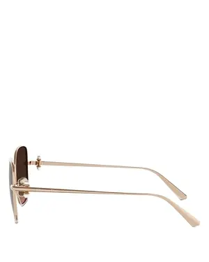 Dior Tribales Square Sunglasses - Shiny Rose Gold/ Brown