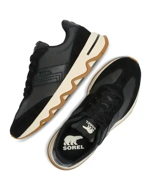 Sorel Kinetic Ember Athletic Sneakers - Black/jet