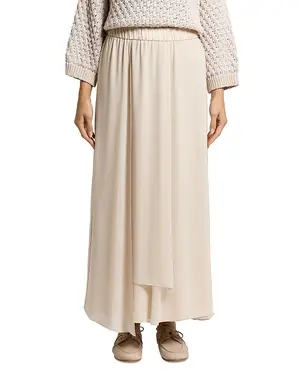 Peserico Paneled Pull On Skirt