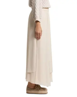 Peserico Paneled Pull On Skirt